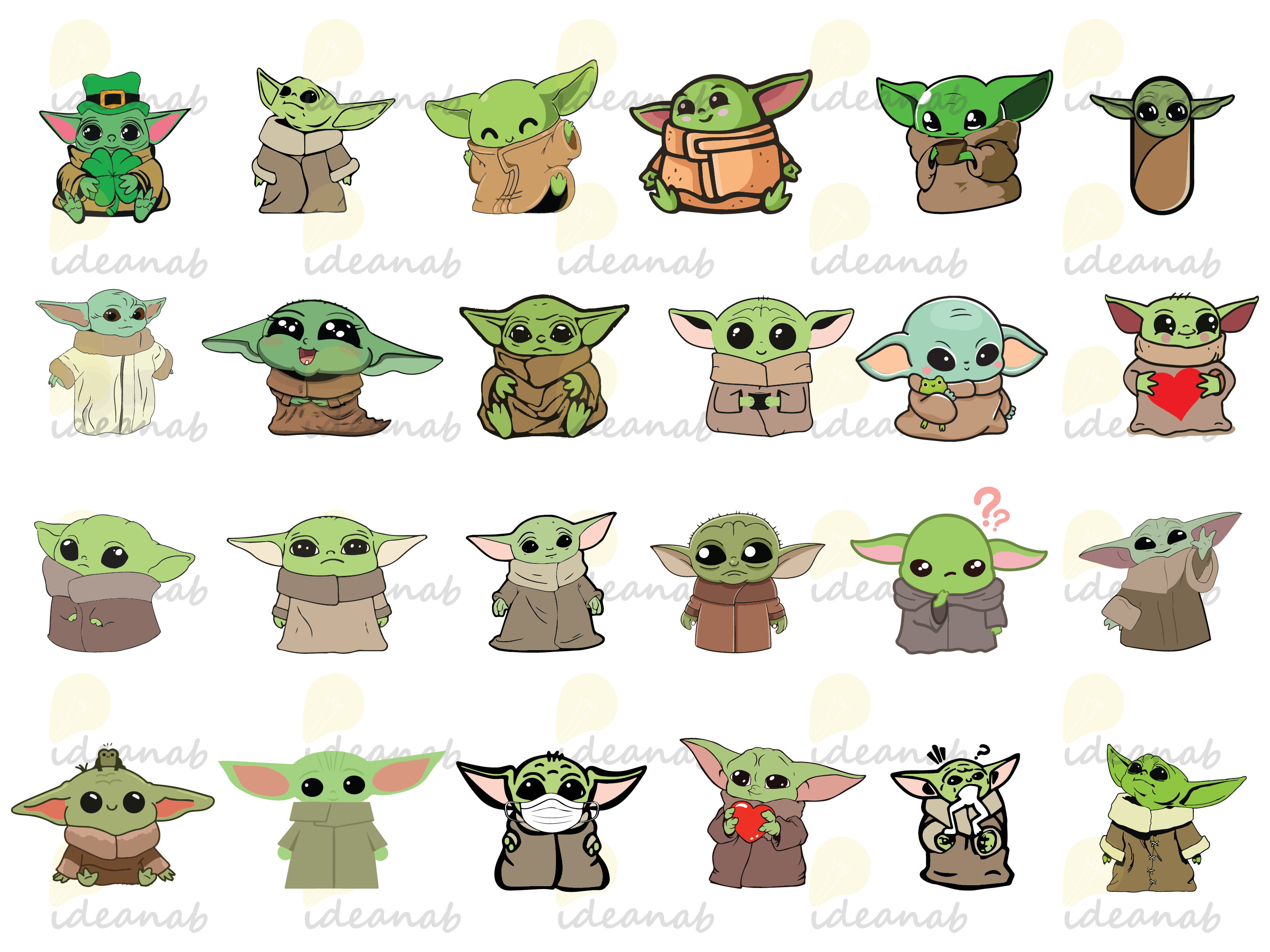 Baby Yoda SVG Grogu SVG Baby Yoda Christmas Svg Baby Yoda - Etsy