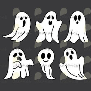 Buy Ghost SVG Bundle, Ghost Face Svg, Cute Ghost Svg, Gleeful Ghost Svg ...