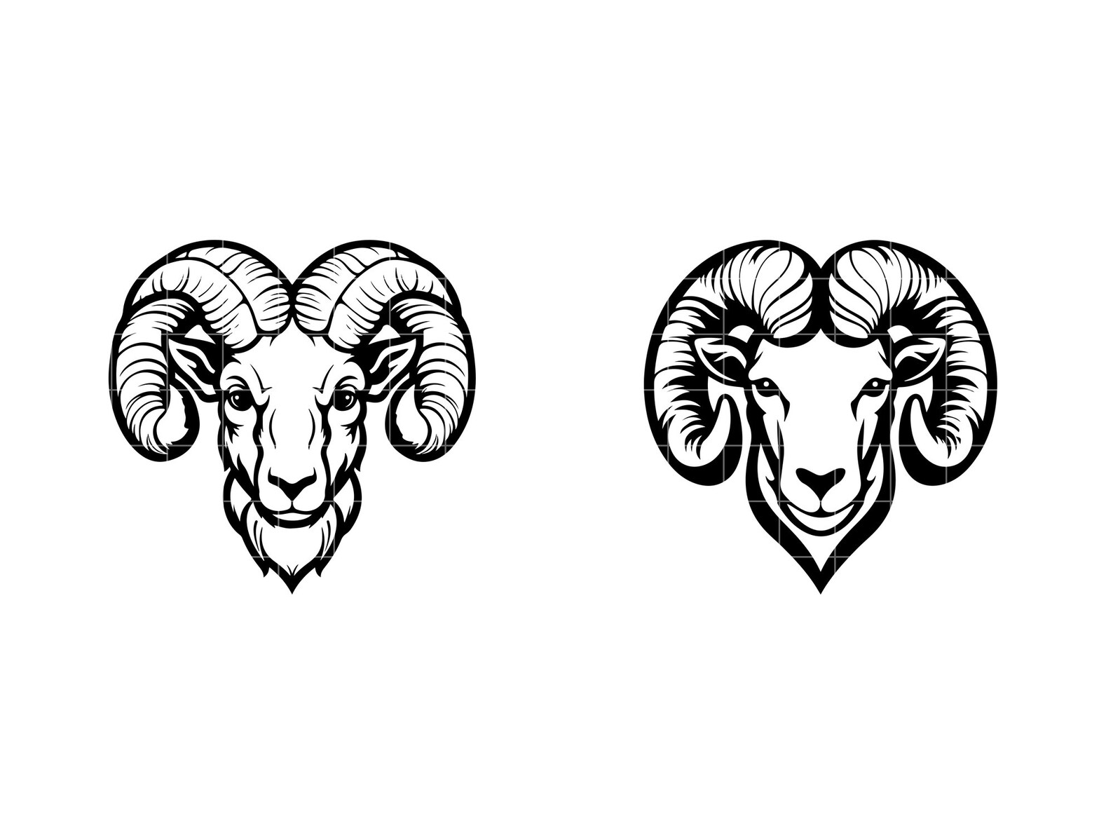 Ram Head SVG, Ram SVG, Ram Skull SVG, Horned Ram Svg, Ram Head ...