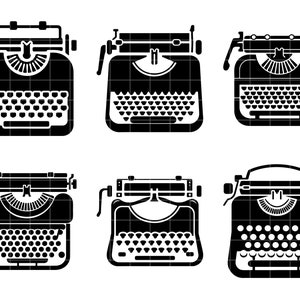 Typewriter SVG, Typewriter PNG, Typewriter Clipart, Typewriter Art ...