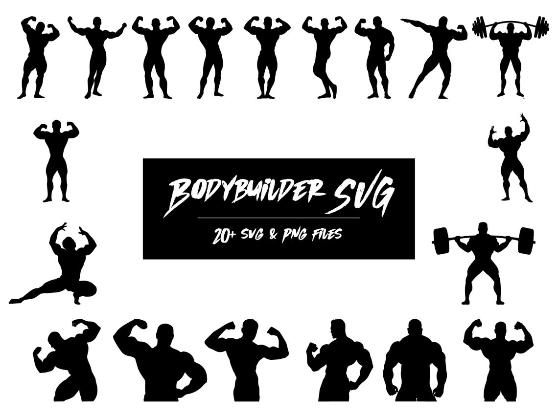 Gym SVG Bodybuilder SVG Muscles SVG Workout Svg - Etsy