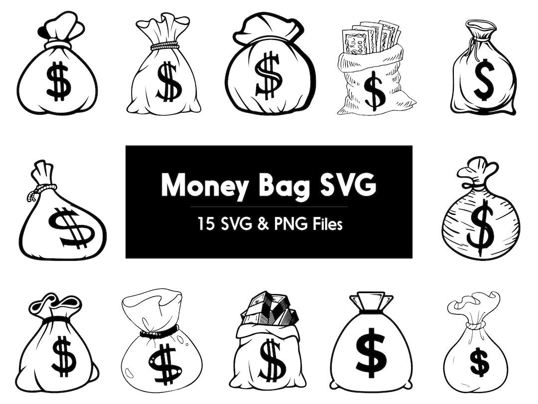 Money SVG Money Bag SVG Money Cake SVG Money Logo Svg - Etsy