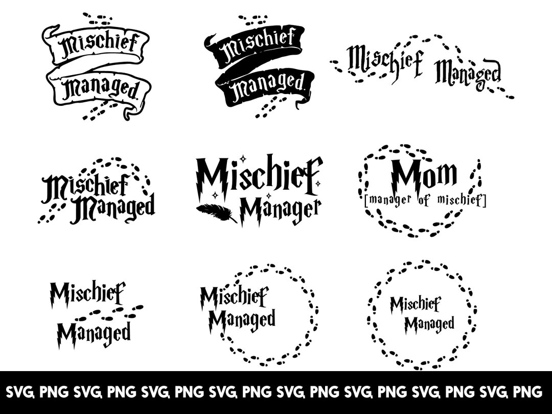Mischief SVG Bundle Magic Svg Solemnly Swear Svg Wizard - Etsy UK