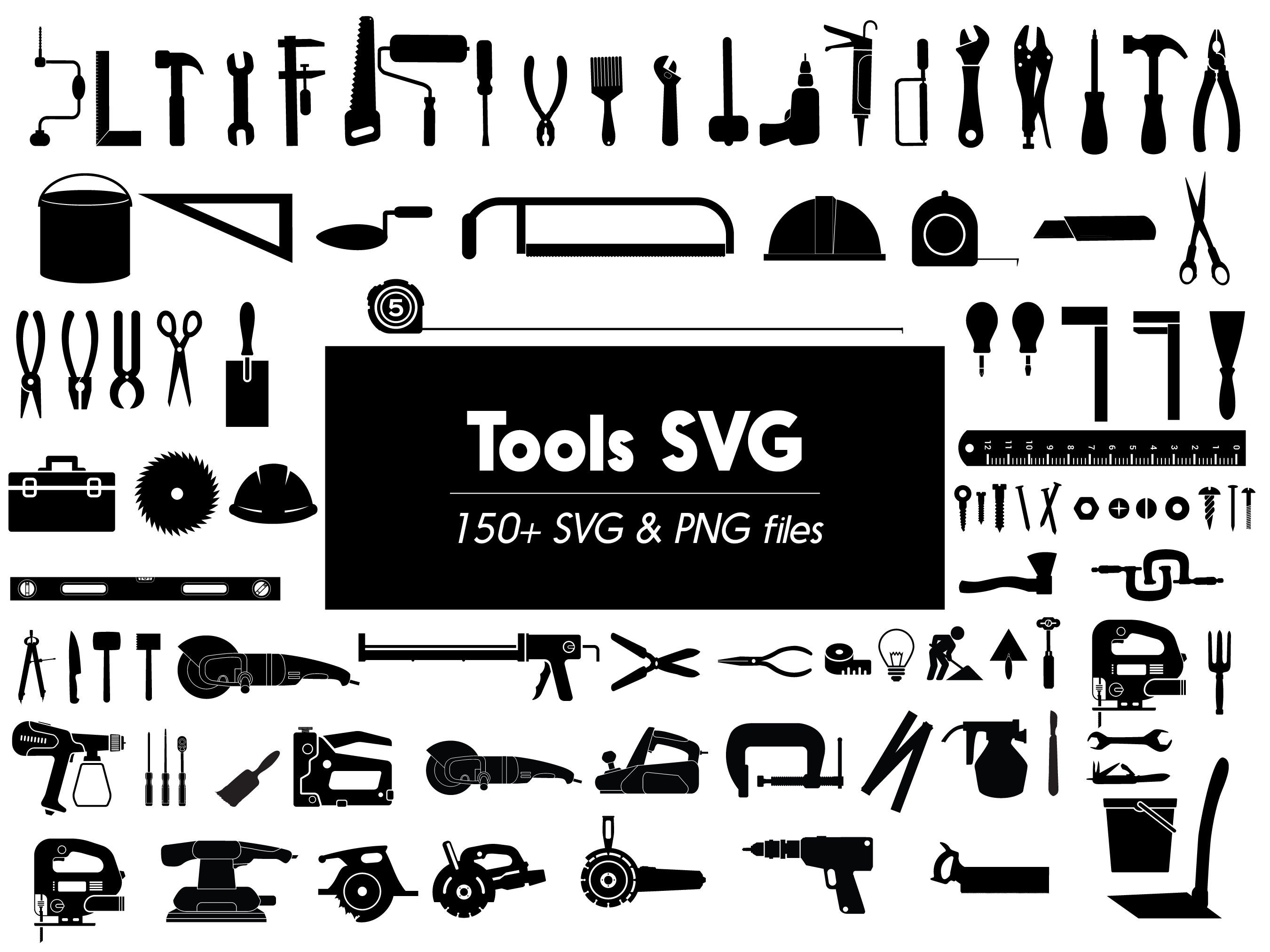 Tools SVG, Tool Box Svg, Repair Tools Svg, Handyman Svg Tools Clipart ...