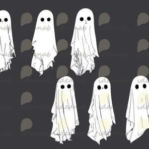 Buy Ghost SVG Bundle, Ghost Face Svg, Cute Ghost Svg, Gleeful Ghost Svg ...