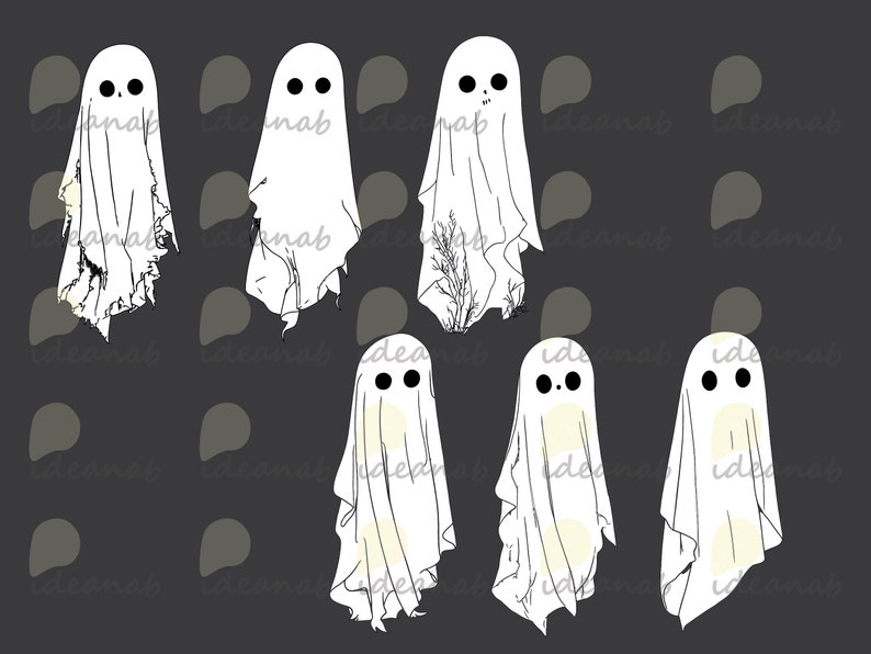 Buy Ghost SVG Bundle Ghost Face Svg Cute Ghost Svg Gleeful Online in ...