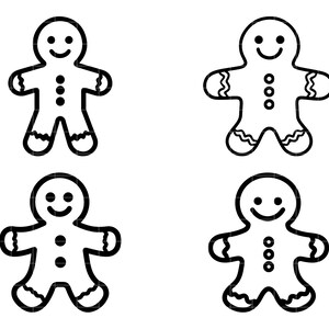 Gingerbread SVG, Gingerbread Man SVG, Gingerbread Face SVG, Gingerbread ...