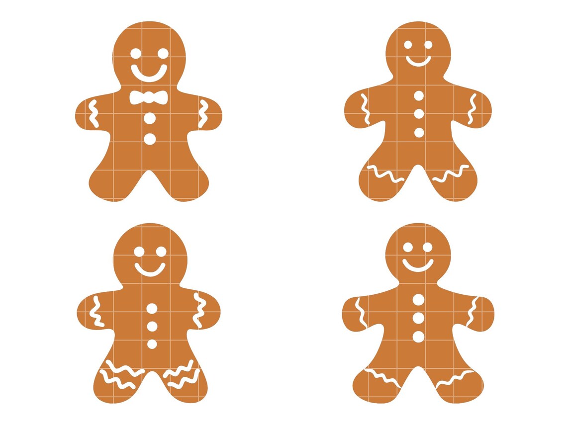 Gingerbread SVG, Gingerbread Man SVG, Gingerbread Face SVG, Gingerbread ...