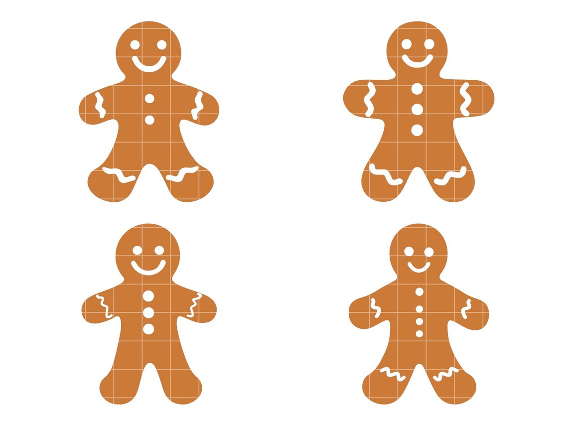 Gingerbread SVG, Gingerbread Man SVG, Gingerbread Face SVG, Gingerbread ...