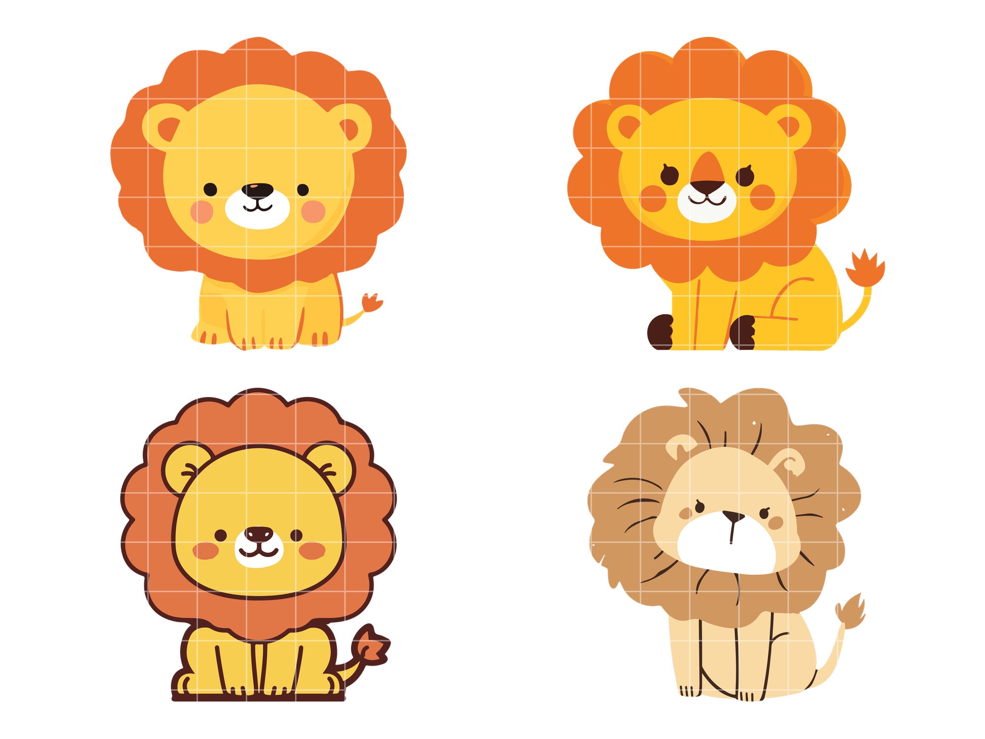 Lion SVG, Cute Lion SVG, Lion Cub SVG, Lion Eyes Svg, Chibi Lion Svg ...
