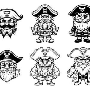 Pirate SVG, Pirate Night SVG, Little Pirate SVG, Pirate Face Svg, Sea ...