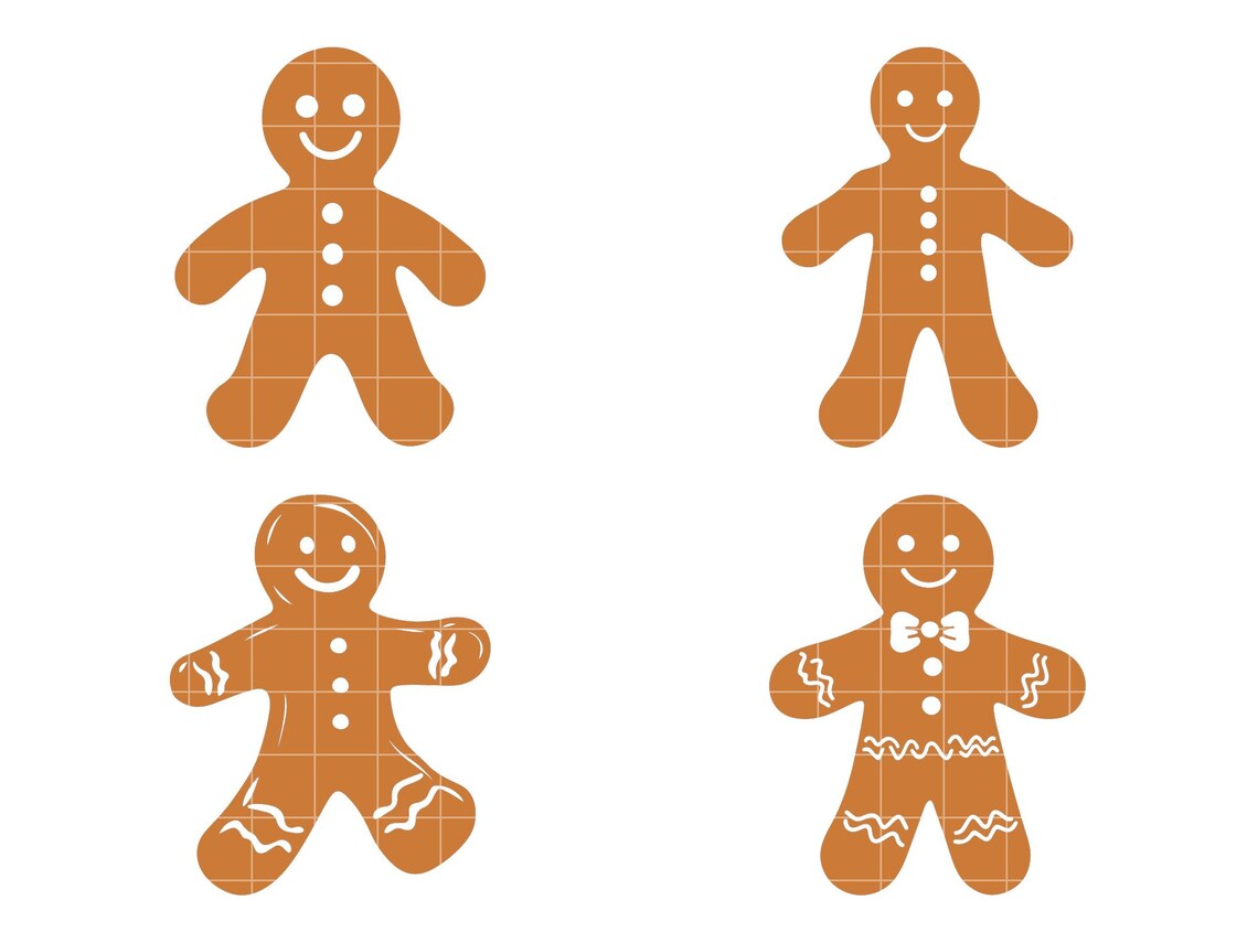 Gingerbread SVG, Gingerbread Man SVG, Gingerbread Face SVG, Gingerbread ...