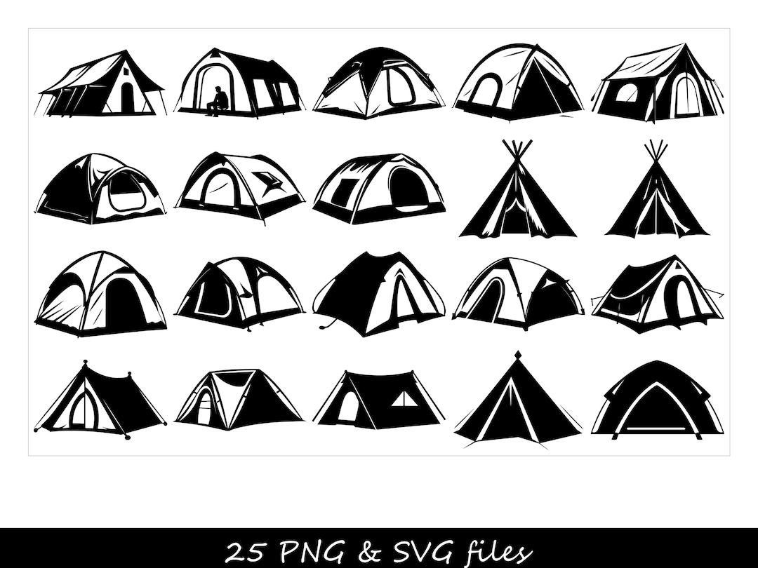 Camp SVG, Camping SVG, Tent SVG, Camp Fire Svg, Campsite Svg, Hiking ...