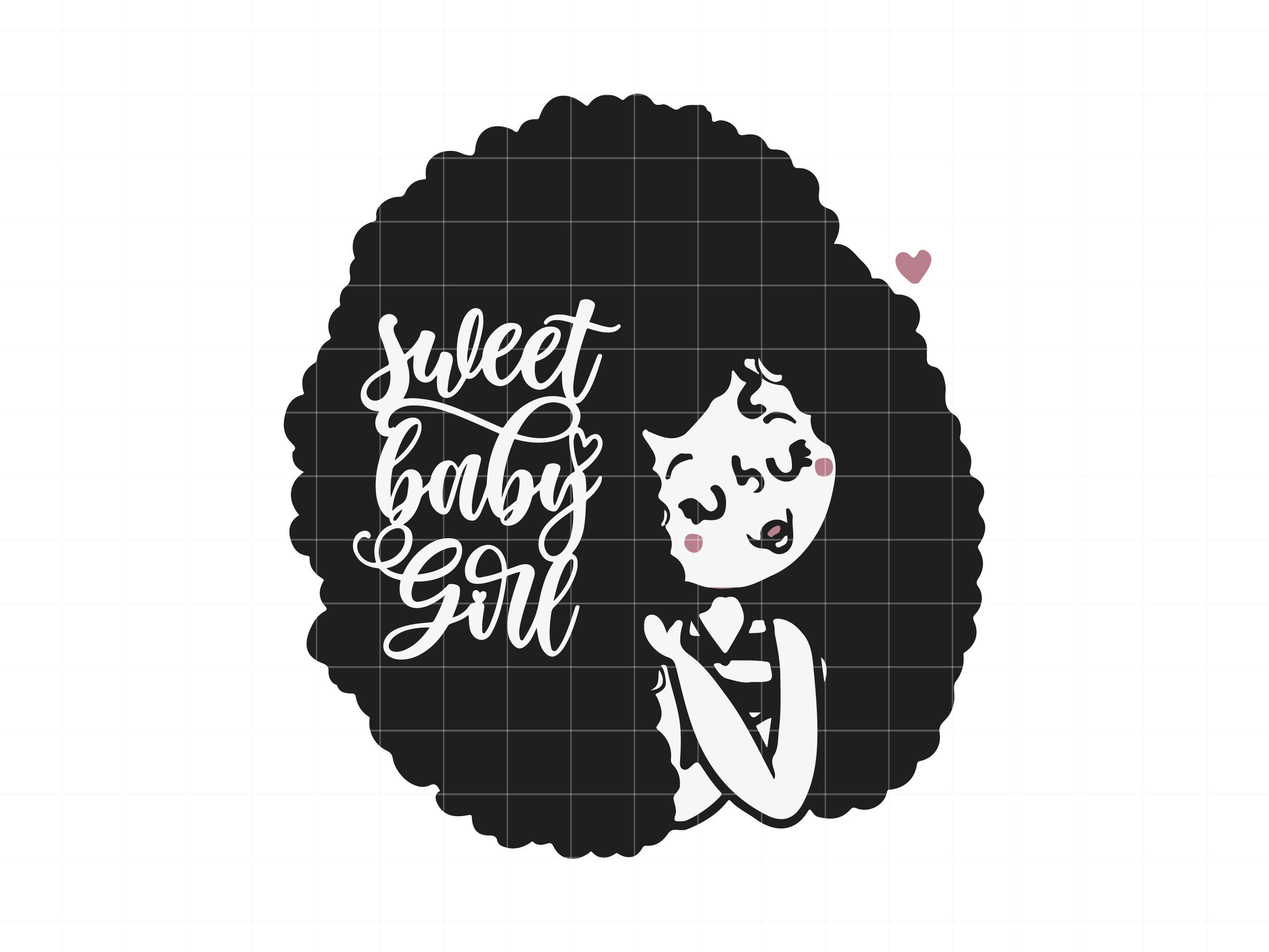 Cute Black Girl Svg Black Woman Svg Afro Woman Svg Black Woman Silhouette Svg African Girl