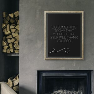Wall Quote - Downloadable and Printable Poster - Black and White ...