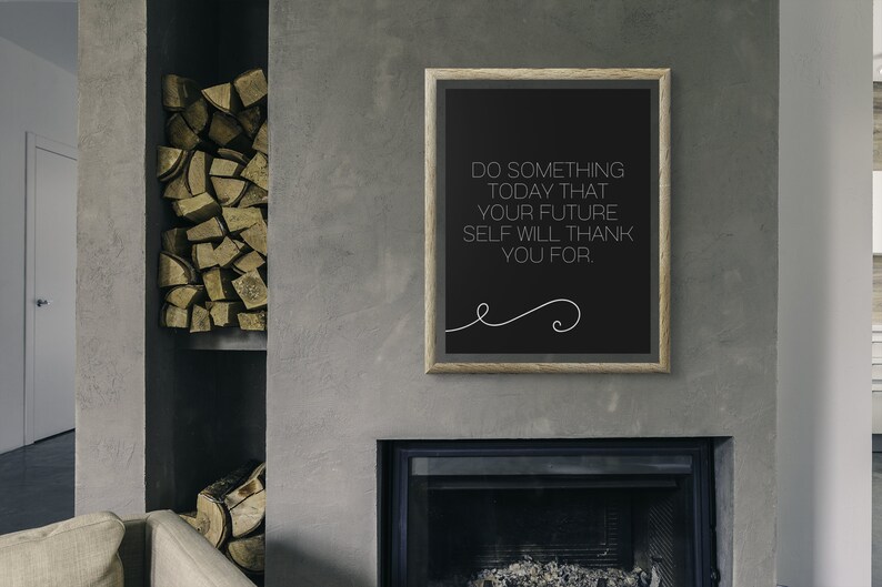 Wall Quote - Downloadable and Printable Poster - Black and White ...