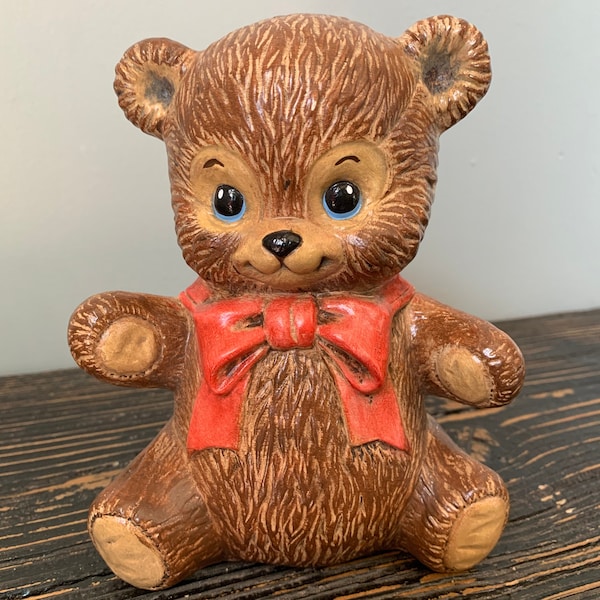 Ceramic Teddy Bear - Etsy