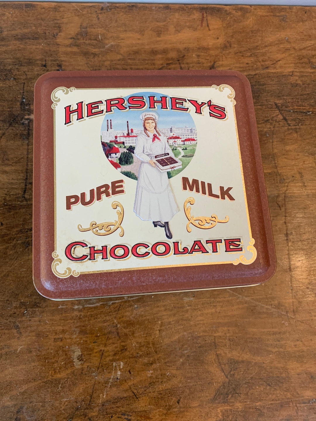 Vintage Hersheys Chocolate Tin Box - Etsy