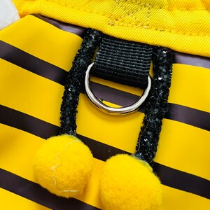 Dog Adjustable Harness and Leash Set, Halloween Honeybee Costume, With ...