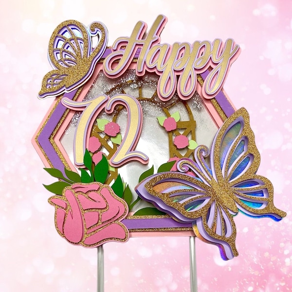 Cake Topper Handmade - Etsy