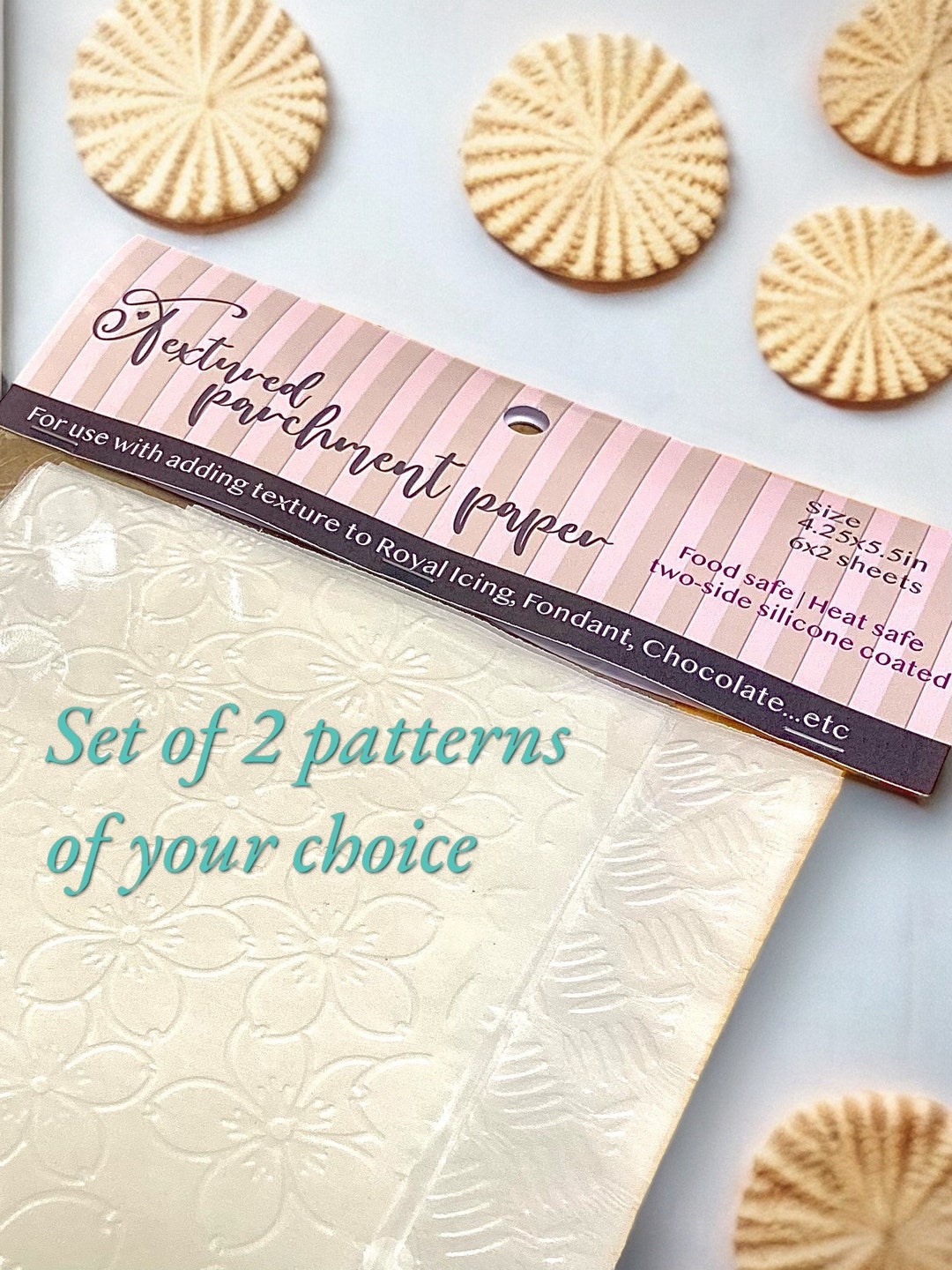 Textured Parchment Paper, Impression Paper, Pattern Parchment Sheet ...