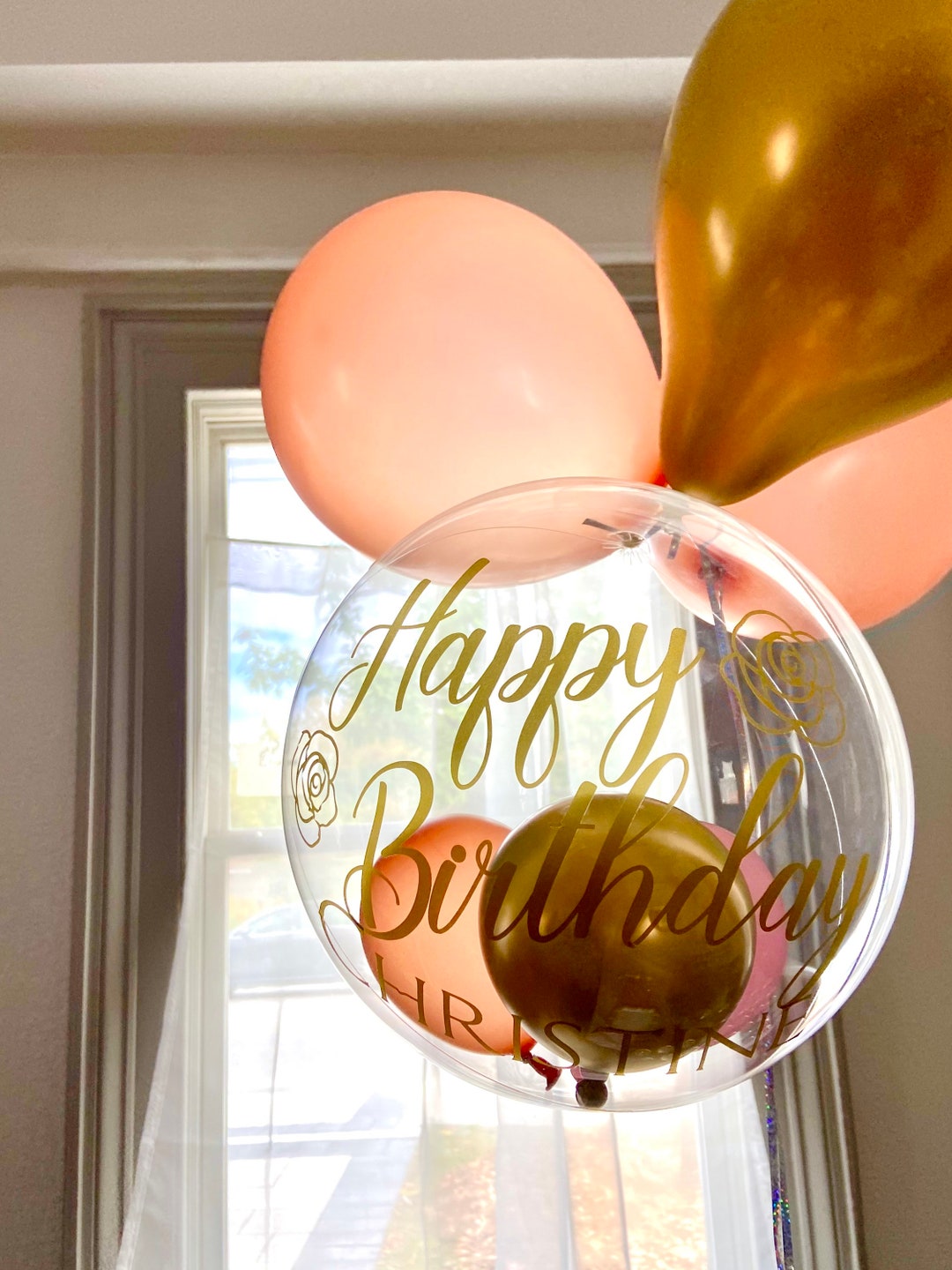 Personalized Stuffing Transparent Balloons Kit Set, Clear, Party ...
