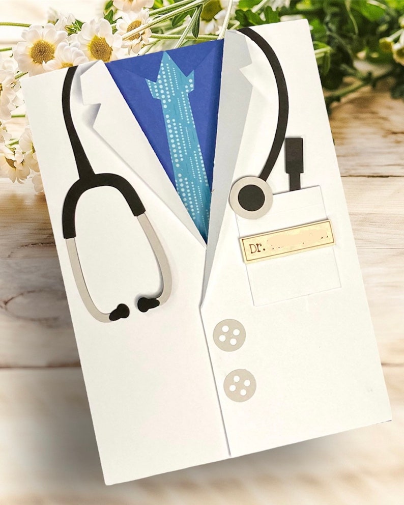 Handmade Doctor Card Thank You Card Physician Card Doctor - Etsy