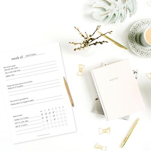 Weekly Gratitude Journal Printable Gratitude Journal - Etsy