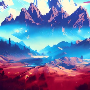 Abstract Western Mountain Pack #2, Backgrounds for PC, Laptop, Tablet ...