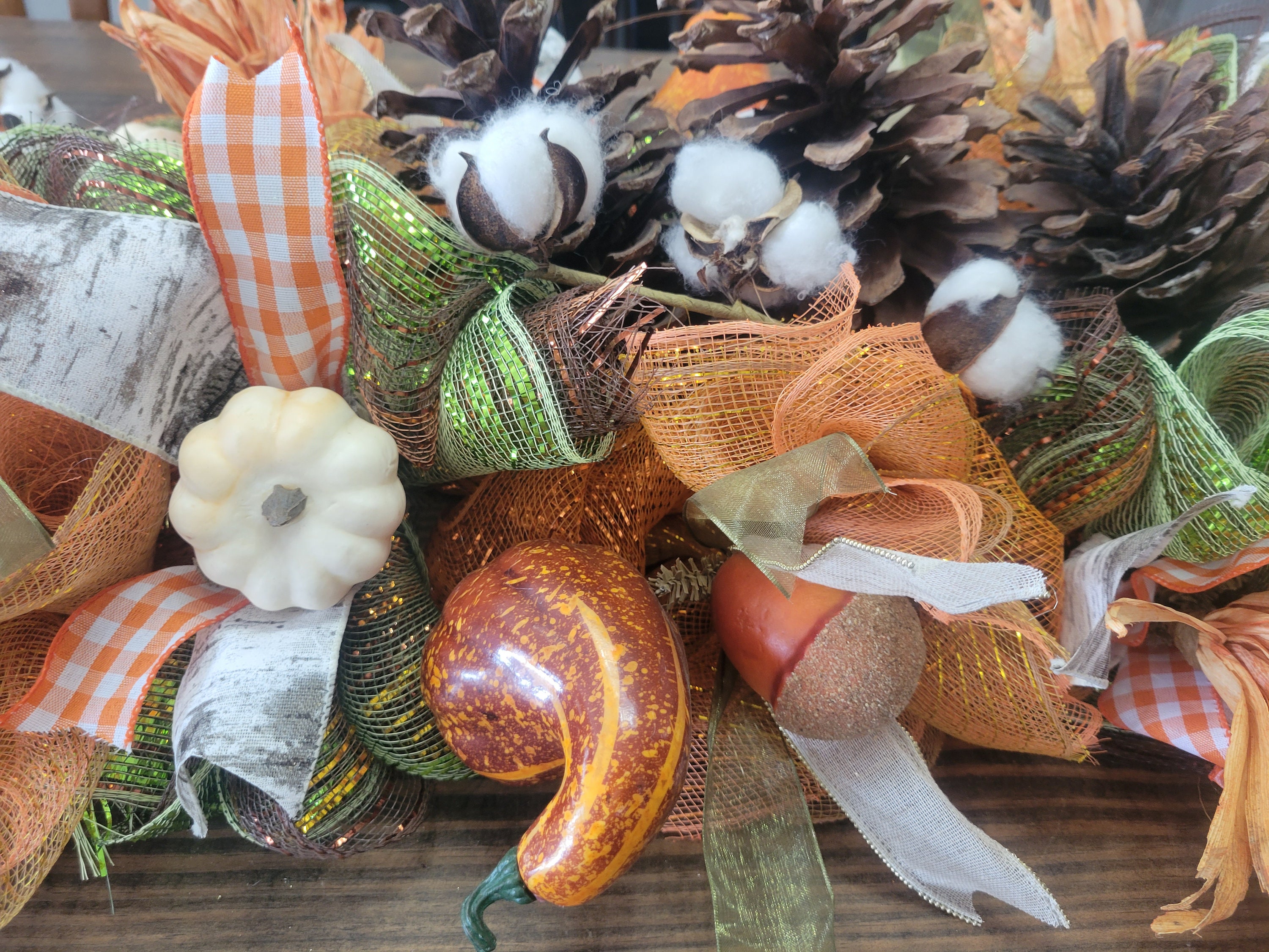 Large Fall Centerpiece for Dining Table, Fall Statement Piece ...