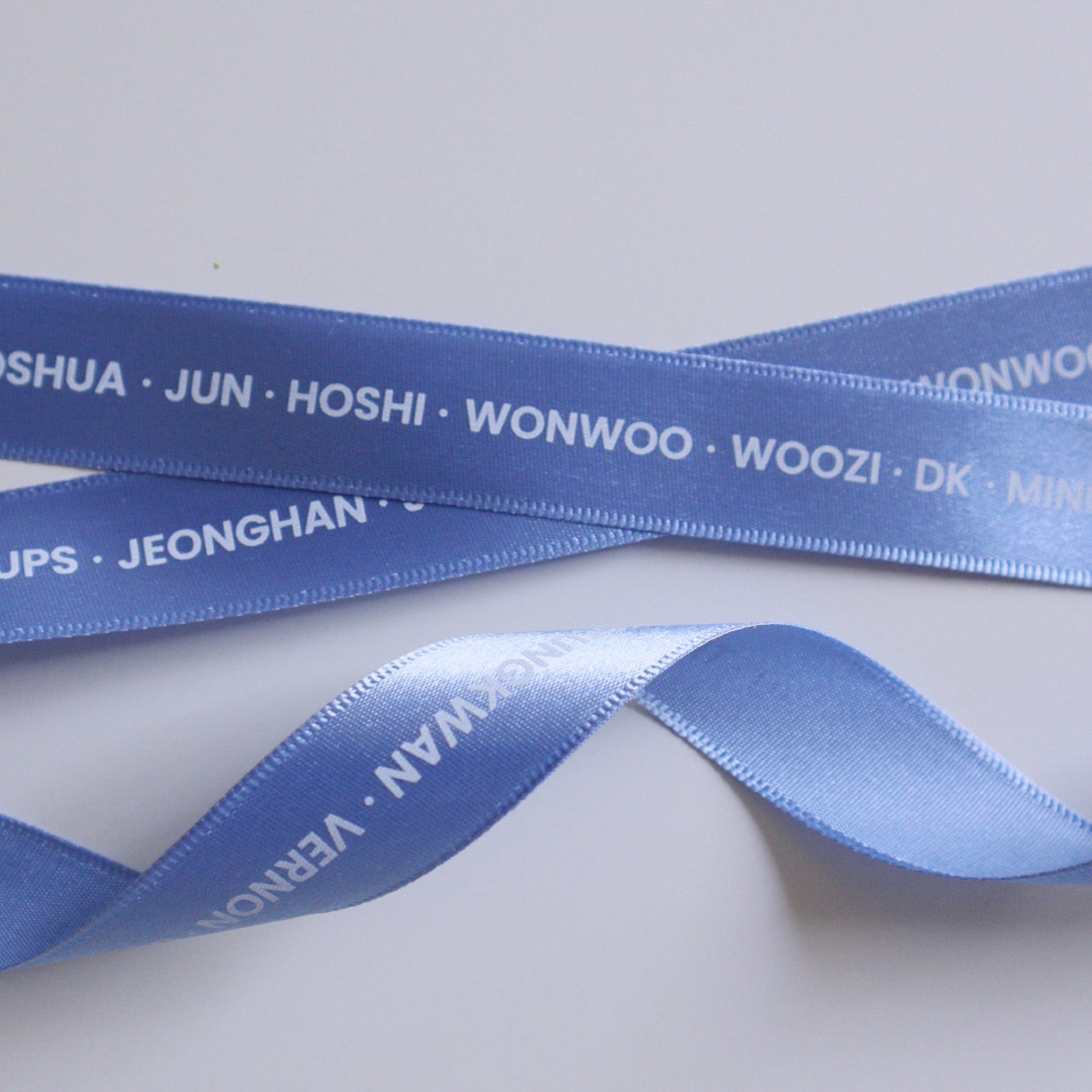 SEVENTEEN Member Ribbon | CARAT | Rose Quartz & Serenity | Kpop Merch ...