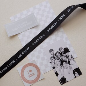 STRAY KIDS Member Ribbon | STAY | Kpop Merch | Nachimbong Bow | Bang ...