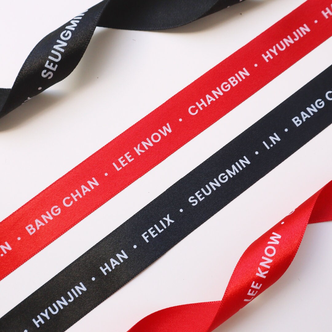 STRAY KIDS Member Ribbon | STAY | Kpop Merch | Nachimbong Bow | Bang ...