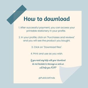 Printable Lined Paper Pages - Set of 3 - for Printing / Notes / Planner ...