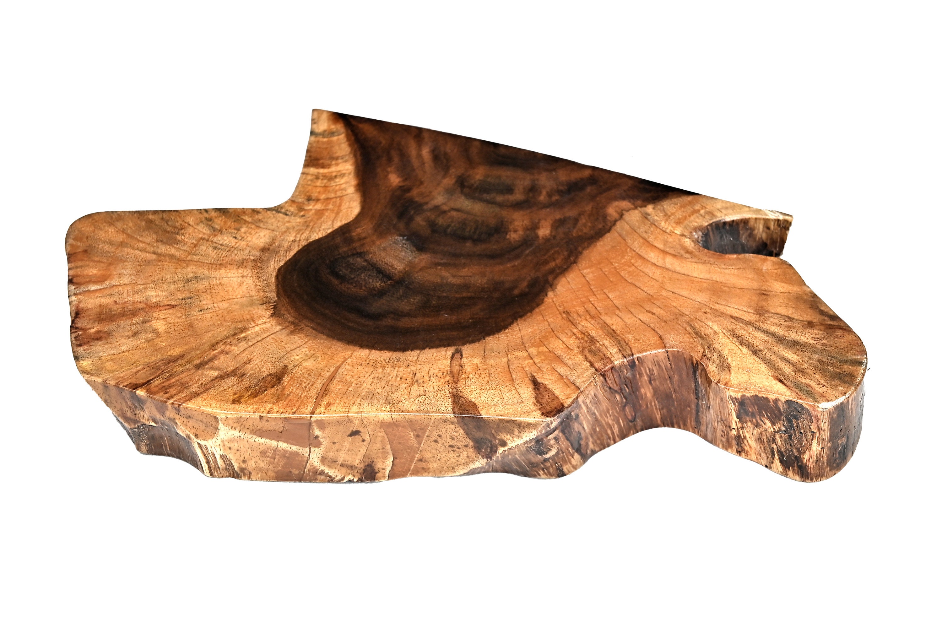 Natural Wood Live Edge Shelf Rustic Handcrafted Floating Display Shelf ...