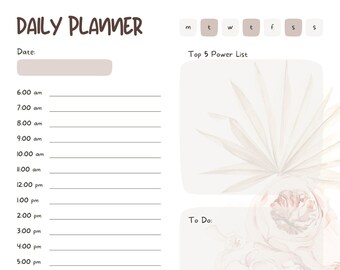 Printable Power Hour - Etsy