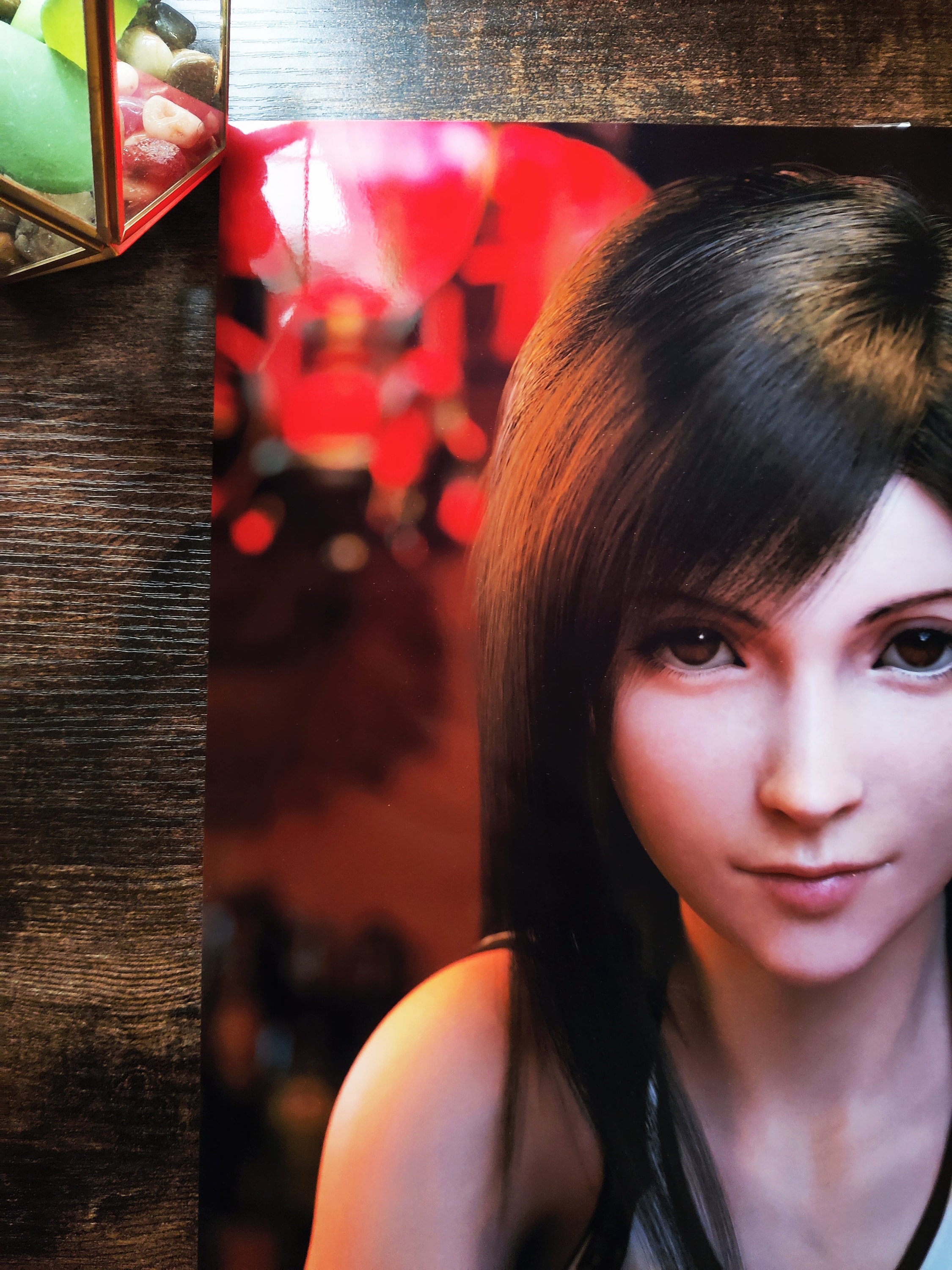 Final Fantasy Poster, Tifa Lock Heart, FF7 Bar - Etsy