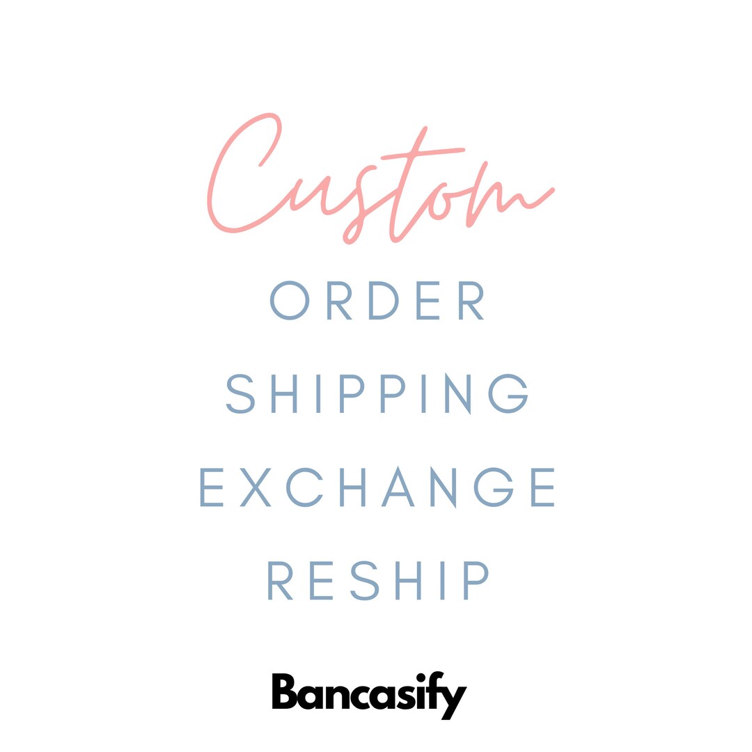 Custom Order, Exchange, Reship, Shipping - Etsy