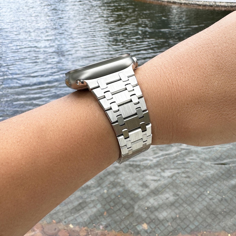 Silver Apple Watch Chain - Etsy