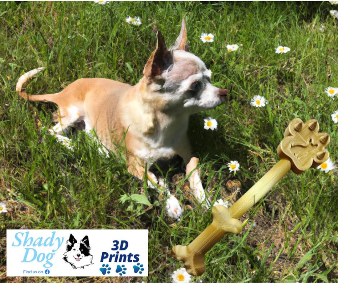 Small Dog Back Scratcher With Bone Handle – Perfectly Designed for Tail ...