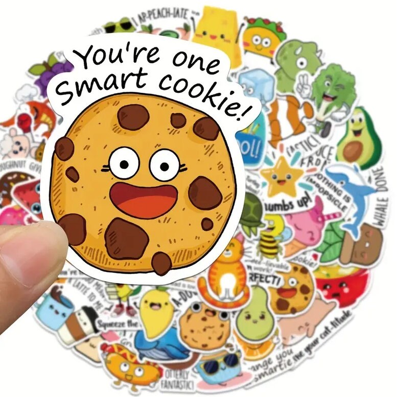 Cute Cartoon Anime Stickers | Teacher Stickers| Funny Stickers ...