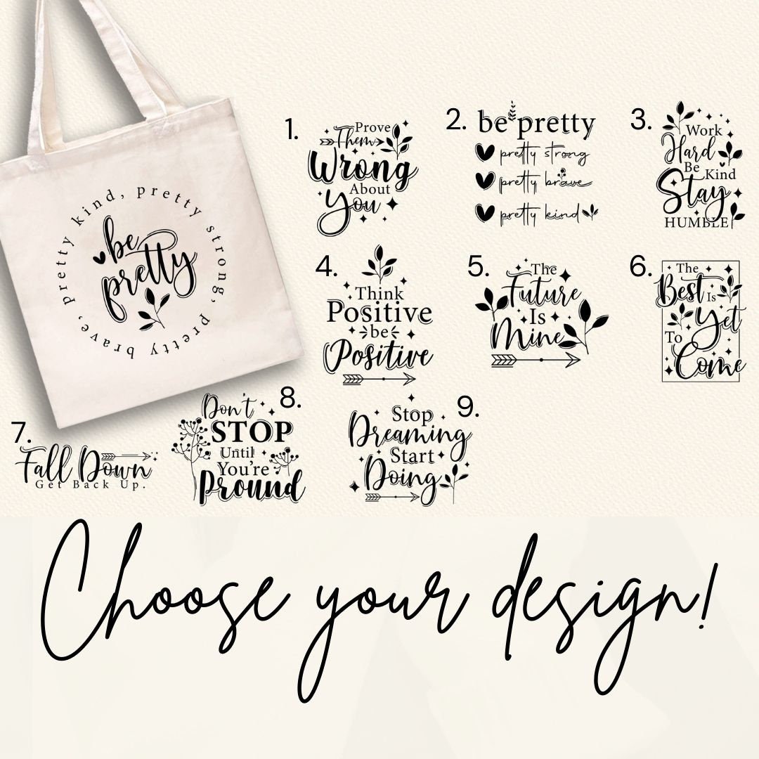 Motivational Quotes Tote Bags Totes Work Bags Gift Bags - Etsy