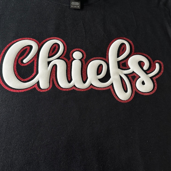 Sweatshirt With Puff Vinyl - Etsy