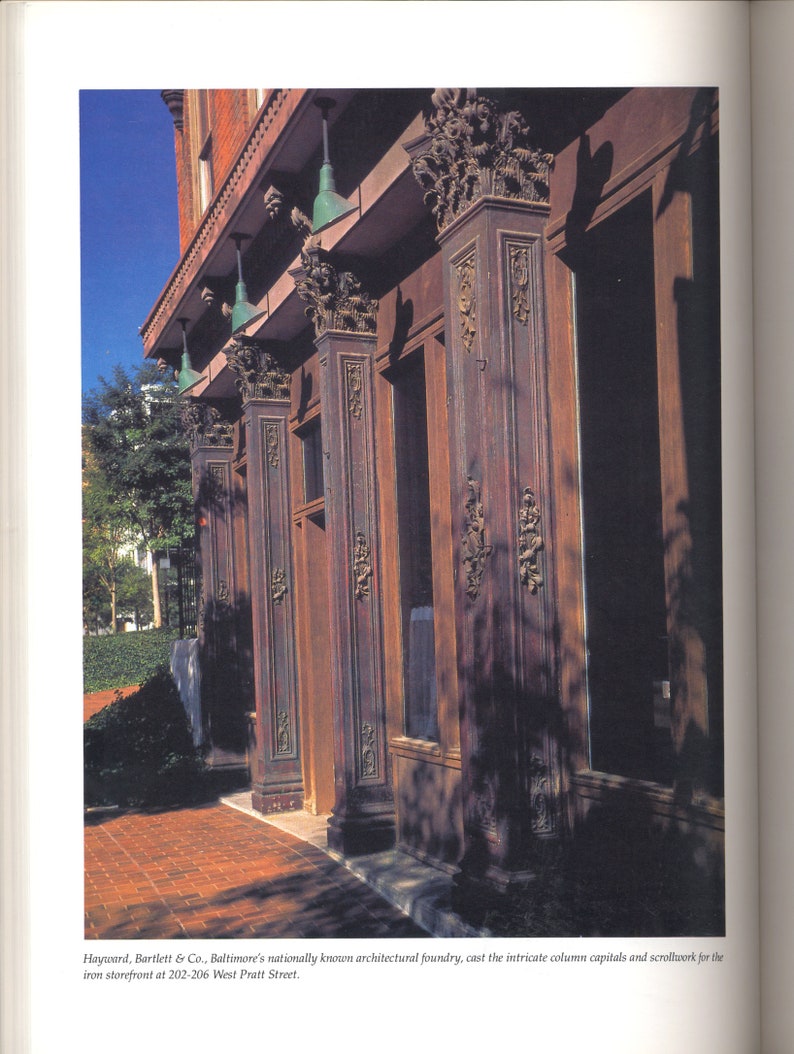 Baltimore's CAST-IRON BUILDINGS & Architectural Ironwork • Vintage 1991 ...