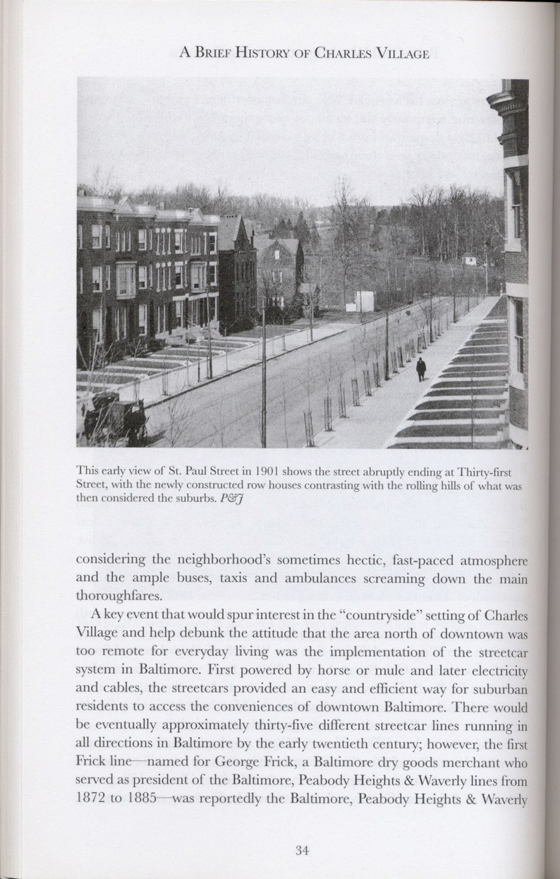 A Brief History of Charles Village • BALTIMORE - Etsy