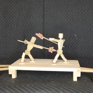 Wooden Fighting Game, the Generals Duel - Etsy
