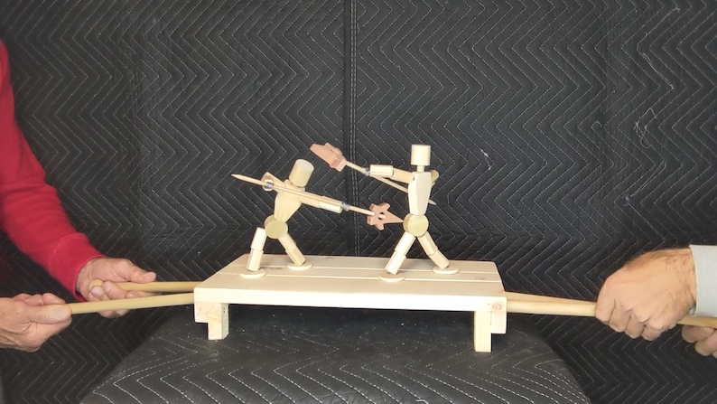 Wooden Fighting Game, the Generals Duel - Etsy