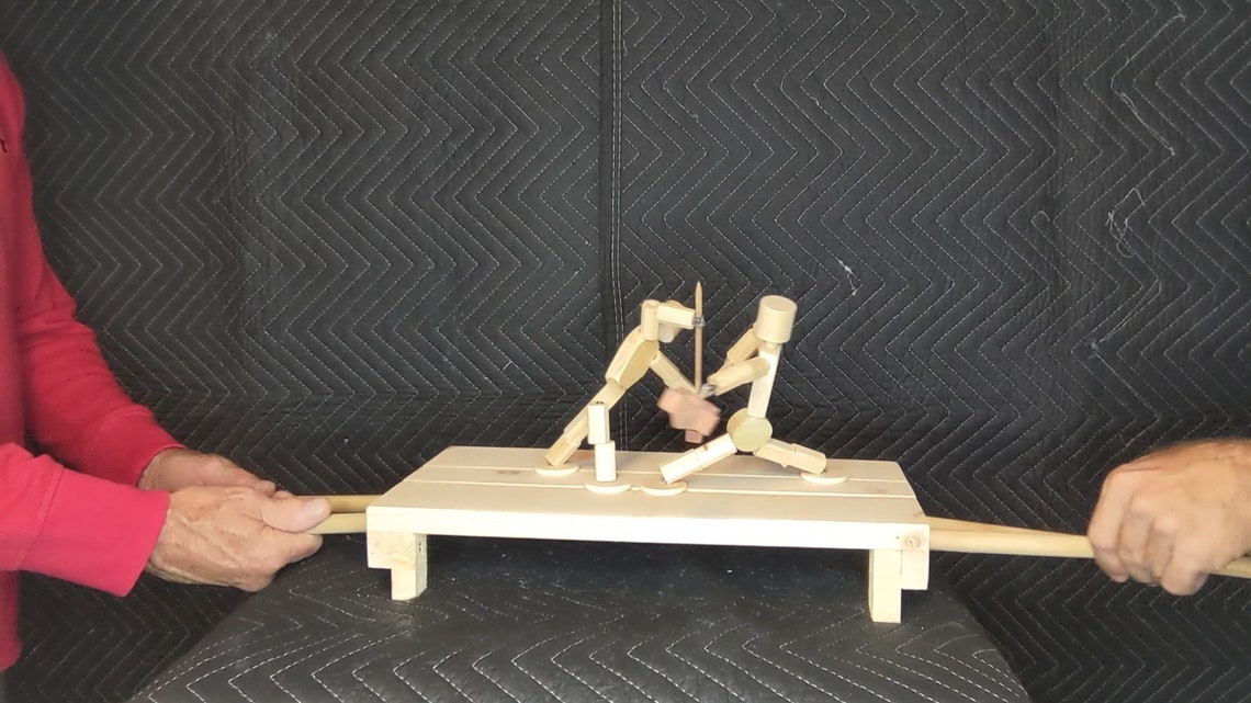 Wooden Fighting Game, the Generals Duel - Etsy