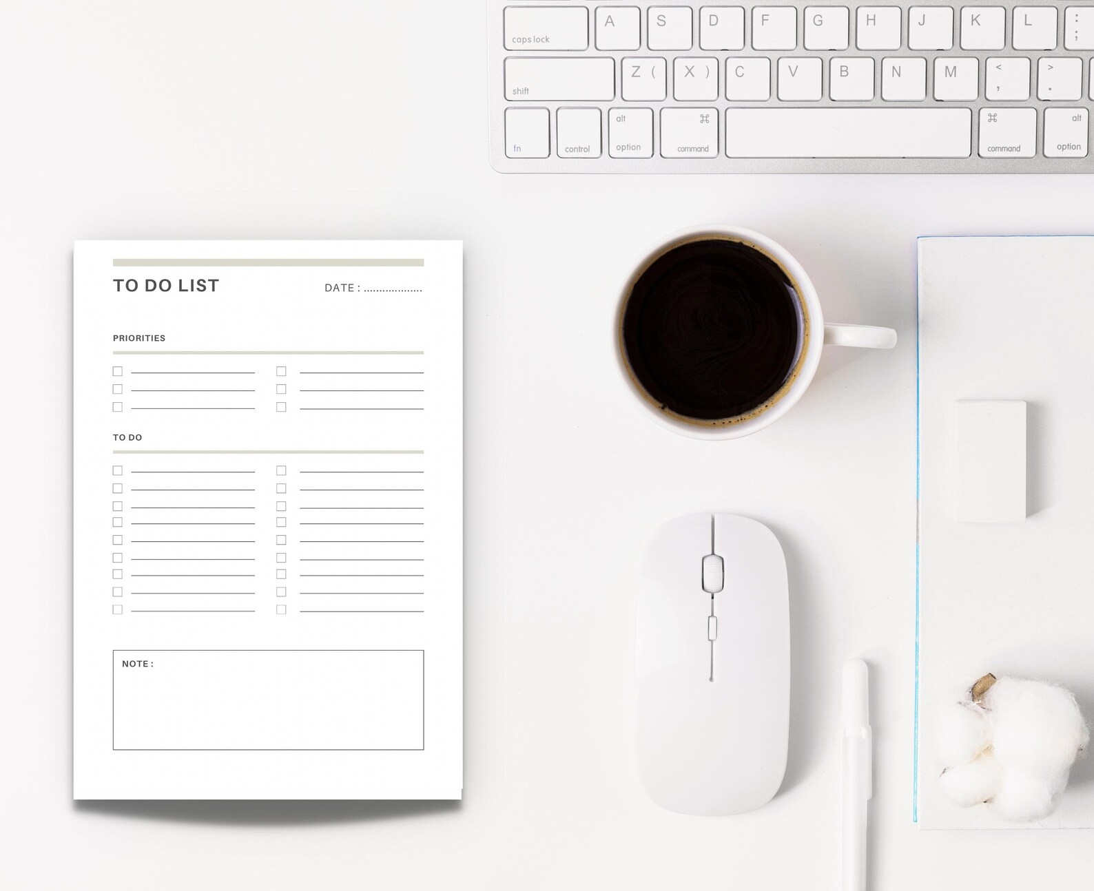 Printable to Do List — PDF Planner Checklist — Task Lists — Instant ...