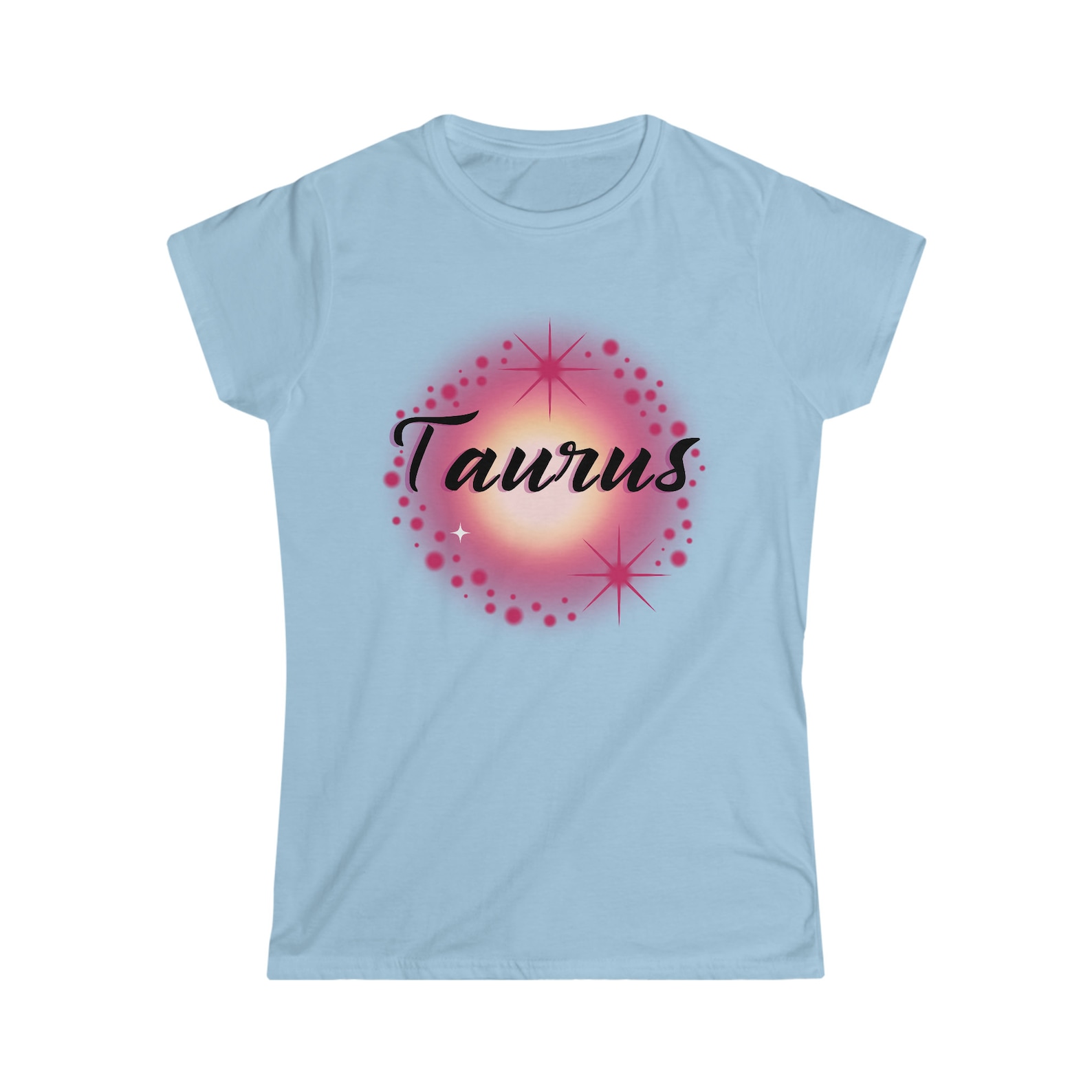 Taurus Zodiac Shirt, Early 2000s Airbrush Inspired Shirt, Zodiac Top ...